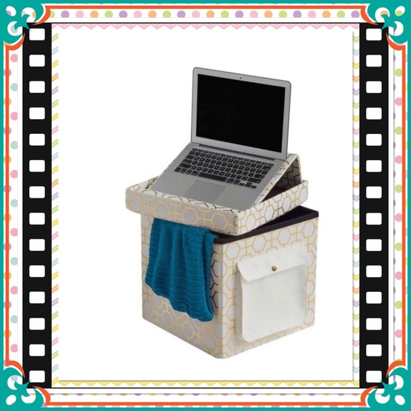 Computers, Laptops & Parts | Folding Ottoman With Laptop Tray | Poshmark